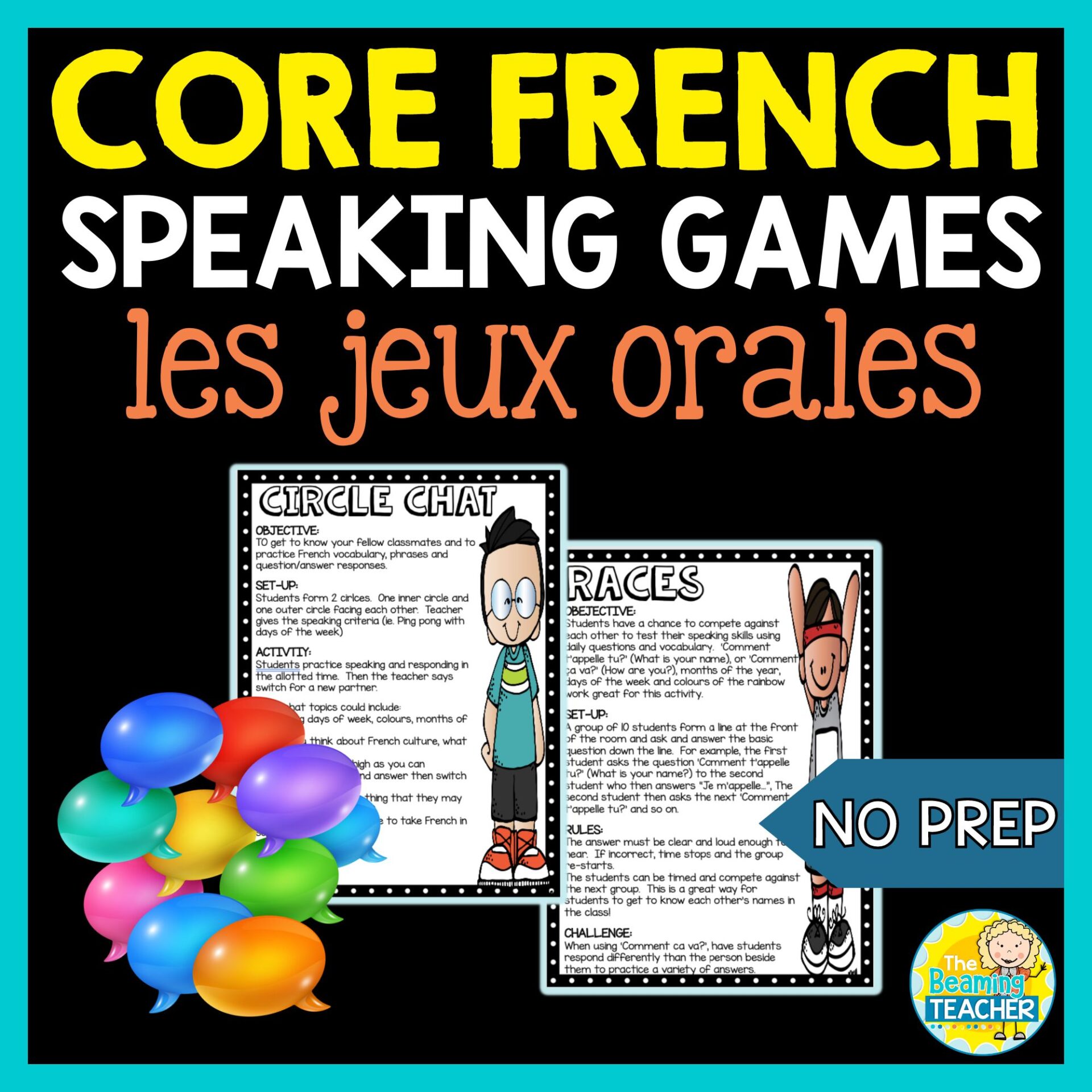 The Importance of Speaking Games in French Class