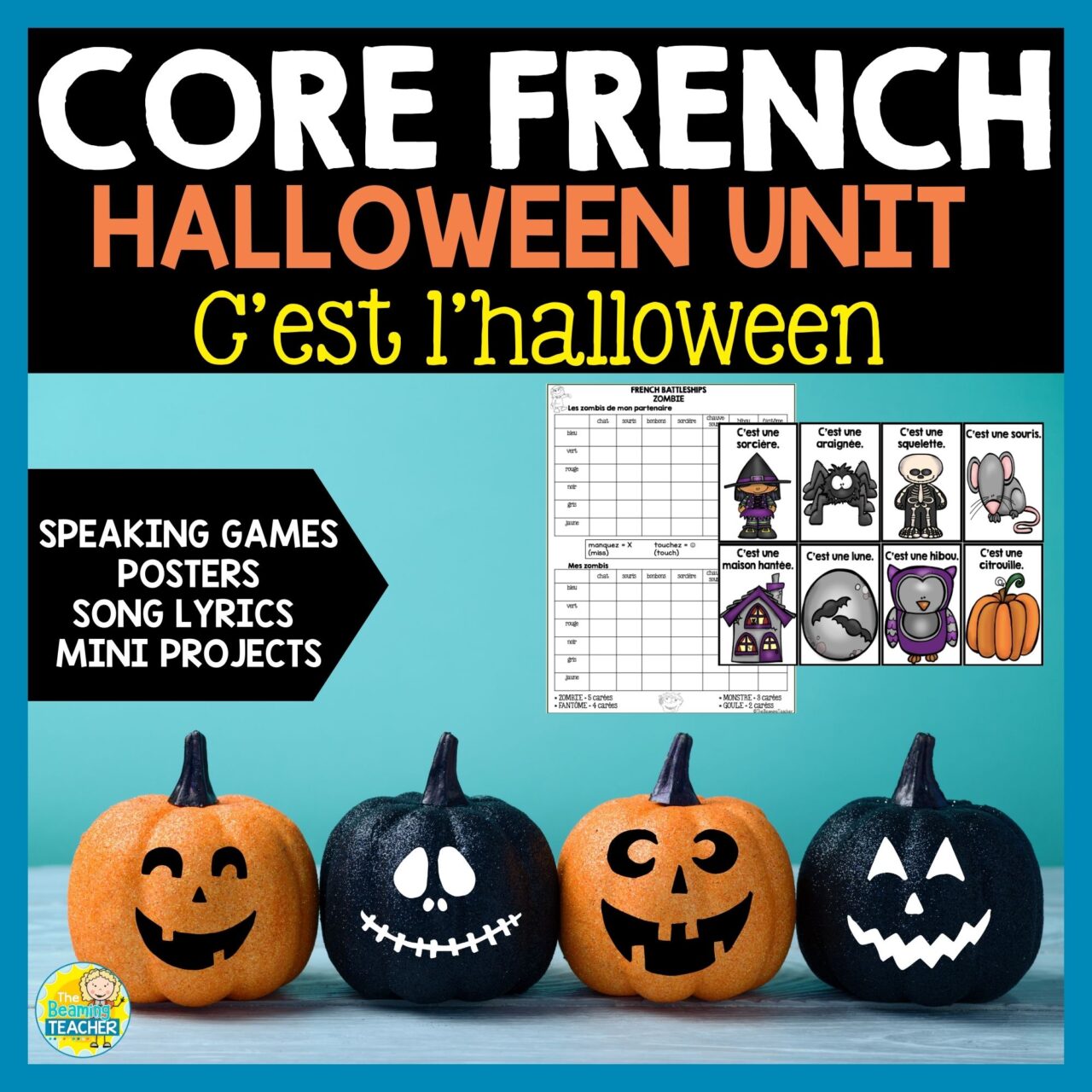 Halloween in the Middle Years French classroom for engagement.
