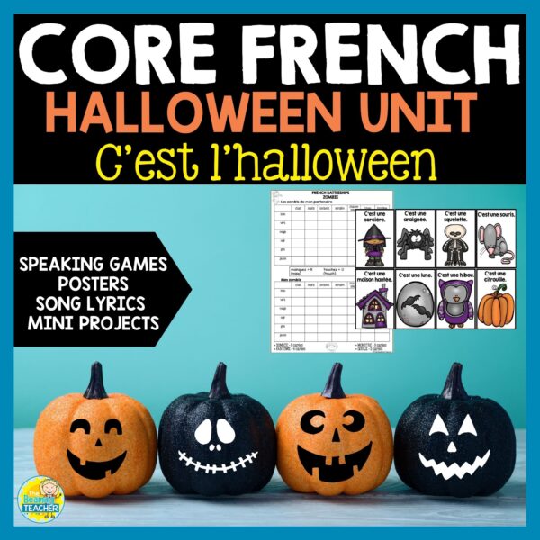 Halloween in the Middle Years French classroom for engagement.